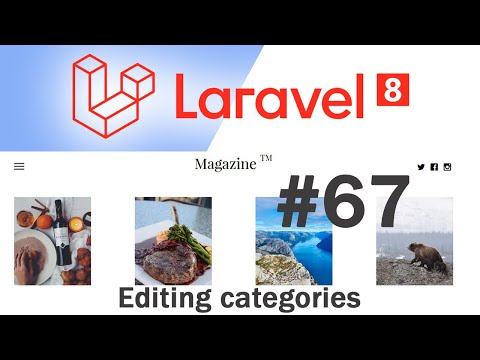 Learn 67 Laravel 8 News Website | Editing categories | Quick programming tutorial - Mind Luster