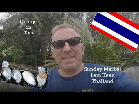 Sunday Market Lam Kean, Phang nga,Thailand