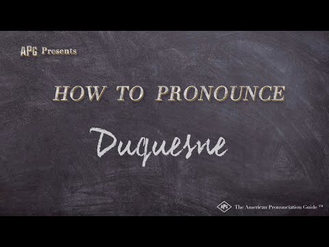 How to Pronounce Duquesne (Examples of Duquesne Pronunciation)
