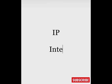 Full Form of IP #shorts