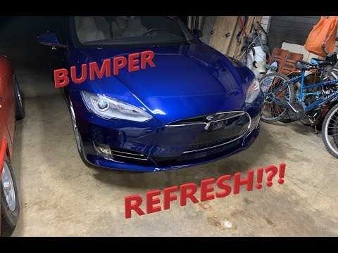 Making my Tesla look new! Home Bumper Refresh Install