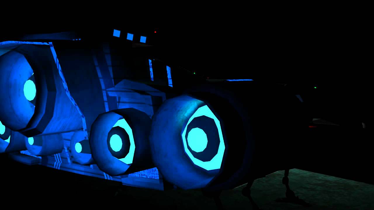 3D Spaceship Turntable