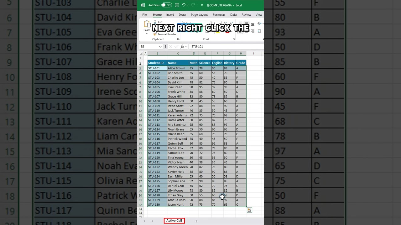 Excel Trick: Instantly Highlight Rows & Columns with a Single...