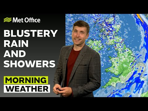 03/06/2025 - Blustery rain band pushes east - Morning Weather Forecast UK – Met Office Weather