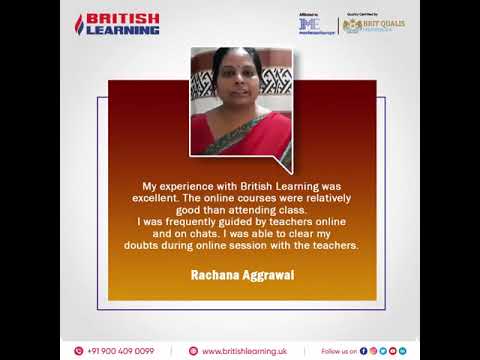 Rachana Aggrawal Reviews on British Learning Course