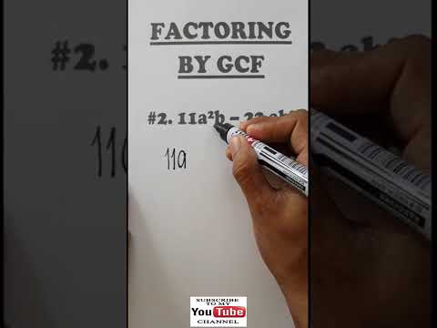 grade 8: factoring by gcf no 2
