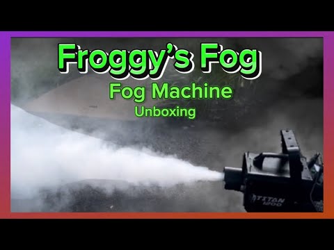 Froggy’s Fog Titan 1200 Fog Machine (Unboxing)