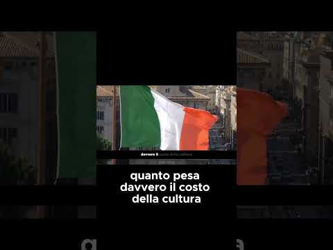 Il costo della cultura sulla società italiana