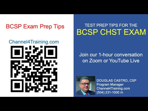 Test Prep Tips for the BCSP CHST Exam
