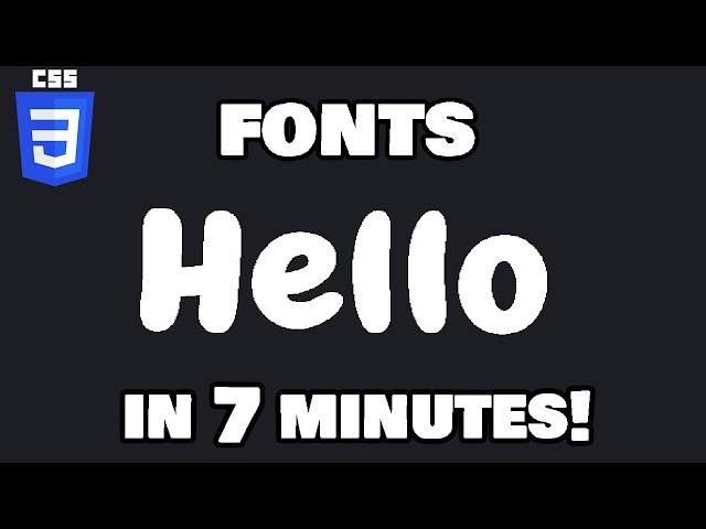 Mastering CSS Fonts: A Comprehensive Guide to Google Fonts and Custom Styles | Galaxy.ai