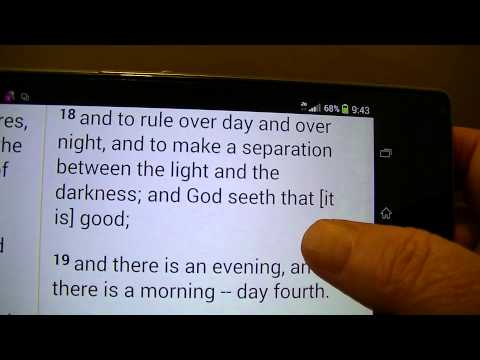 Genesis Chapter 1 YLT