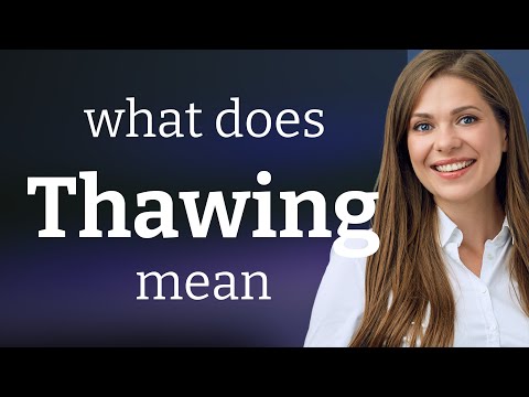 Thawing — THAWING definition