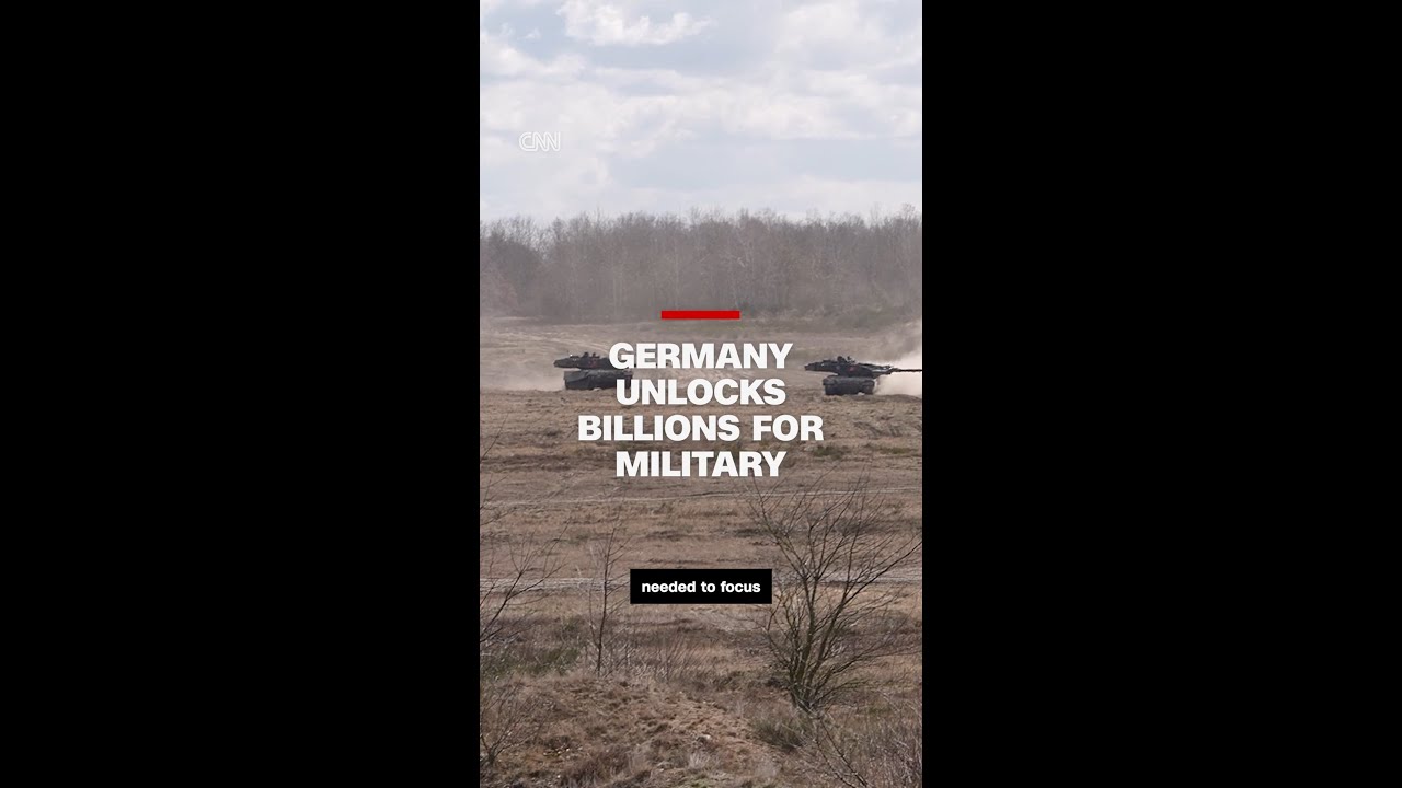 Germany unlocks billions for its military in seismic shift