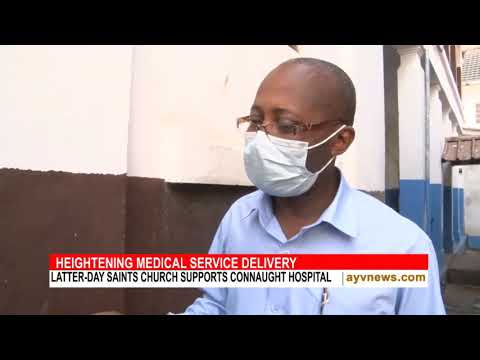 LDS Church donate medical supplies to Connaught Hospital