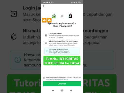 Tutorial Integritas Toko Pedia ke Tiktok Shop Terbaru #tokopedia #tiktok #tutorial #integritastoko