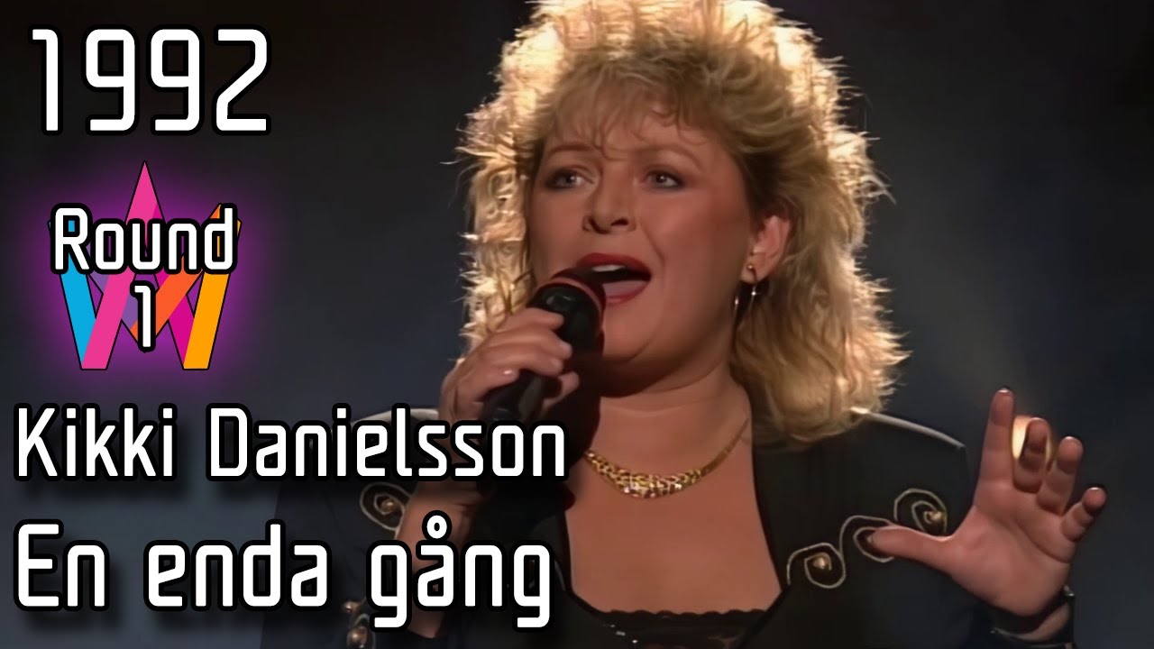 Melodifestival 1992: Kikki Danielsson - "En enda gång"