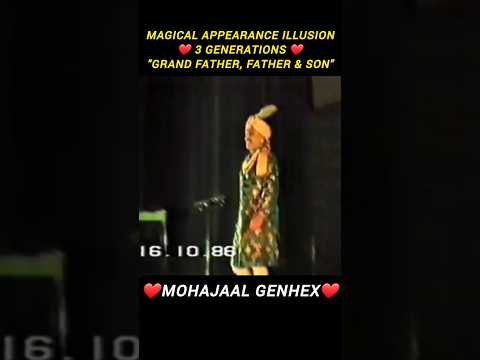 #magical #appearance #illusion #magician #illusionist #traditionalart #threegenerations #artist