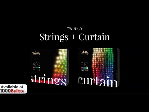 Christmas Decor Inspiration with Curtains & Strings | Twinkly