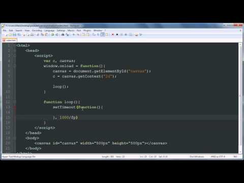 Introduction - HTML5 Canvas Animation Tutorial 1