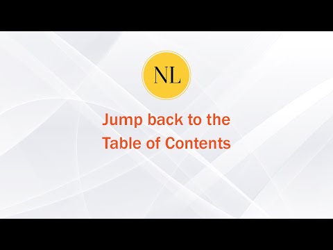 Microsoft Word: Jump back to Table of Contents