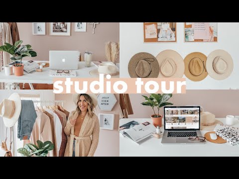 OFFICE STUDIO TOUR + DIY TIPS