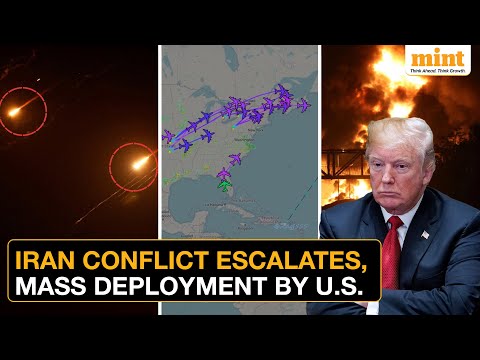 Flight Tracking Data Shows Dozens Of US Aerial Tankers Rushing To Middle East | Israel-Iran Conflict