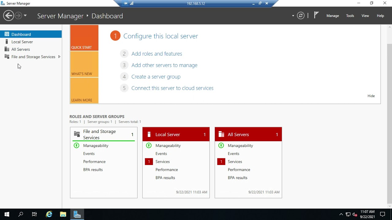 Introducing Server Manager