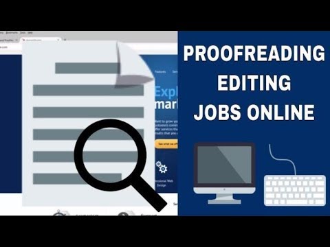 Make money with Proofreading and Editing jobs Online part 1
