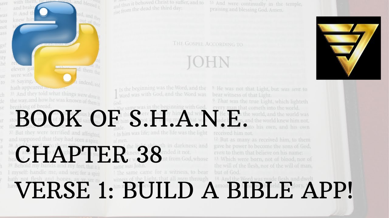 Build a Bible App with Python | #38