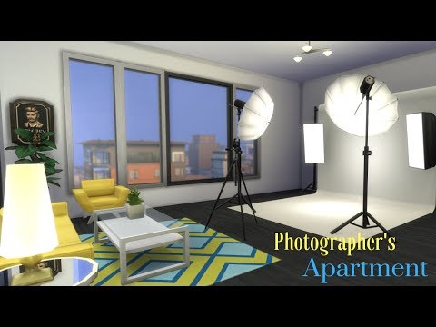 PHOTOGRAPHER'S APARTMENT // THE SIMS 4: RECREATING THE WORLDS