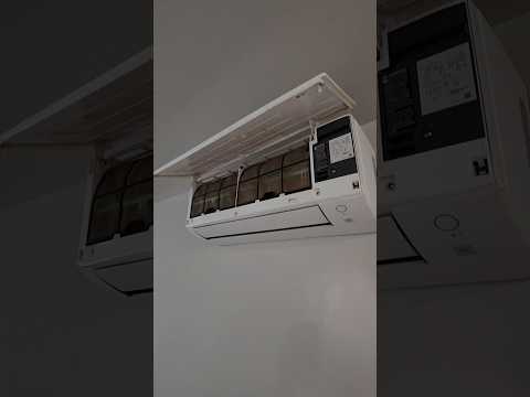 Cleaning Daikin mini split filters. #daikin #minisplit #hvac #cleaning #tgp