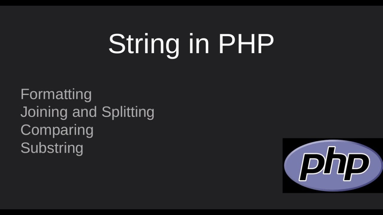 Strings in PHP | PHP Strings Tutorial | Basic Strings Functions | Understand Strings | by Jag Mohan