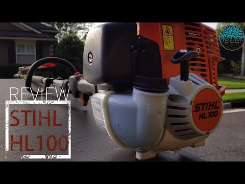 STIHL REVIEW HL 100 HEDGE TRIMMER! Extended with articulating head/Late Employees1