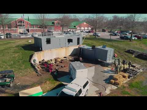 Go inside a Flashover fire training system, Forsyth County, GA