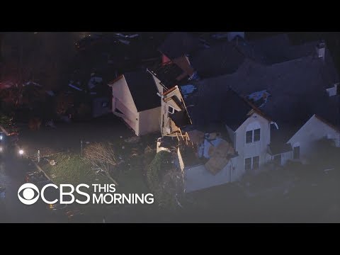 Torrential rain and damaging winds hit mid-Atlantic