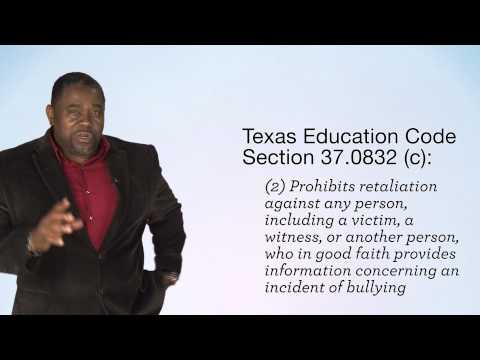 Texas Schools, Bullying and the Law