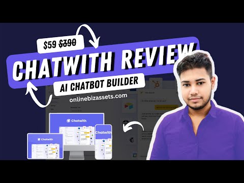 Chatwith Review 2024 | Best AI Chatbot Builder for Website and Stores🔥