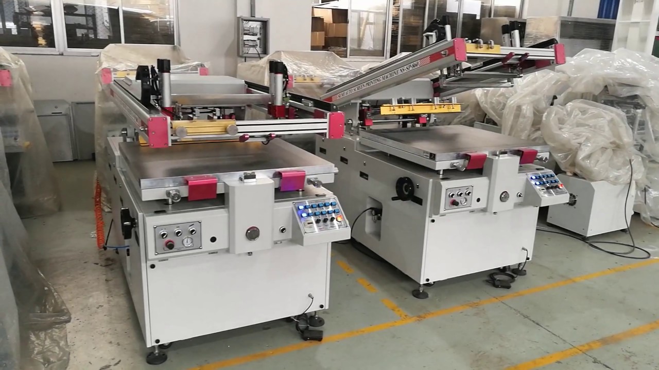 Semi auto silk screen printing machine, silk screen machine, screen printer