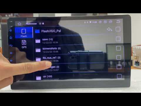 Copy map data from GPS to FLASH and install it.