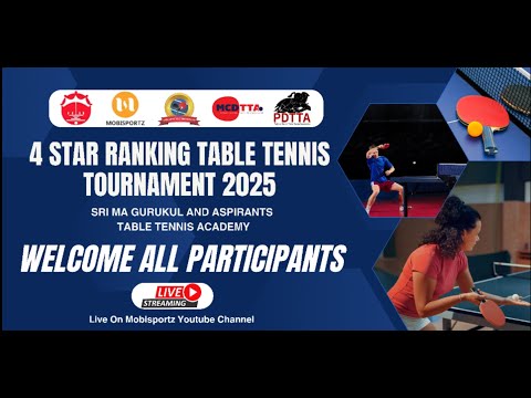 MS 40+ | VIJAY Y (RGD) V/S RAVINDRA E | QTR-FINAL | 4 Star Ranking TT Tournament..
