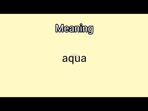 #aqua meaning in English & Telugu ||Googul Dictionary #dictionary #meanings #telugu #english