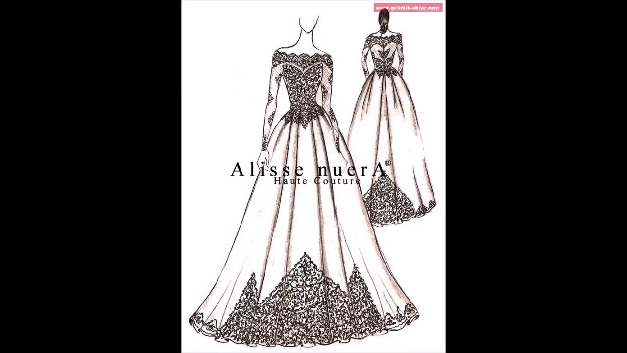 2022-2023 Abiye Elbise Çizimleri - https://facebook.com/yenigelinlikmodelleri