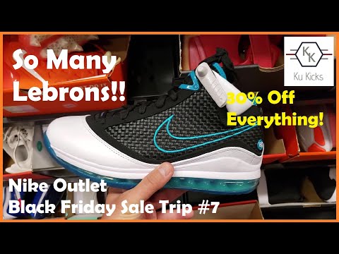 Lebron 7 Retro & 17 Sale! Nike Outlet Black Friday Sale Marathon - Visit #7
