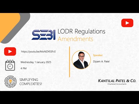 Webinar Discussing SEBI LODR (Third Amendment) Regulations, 2024
