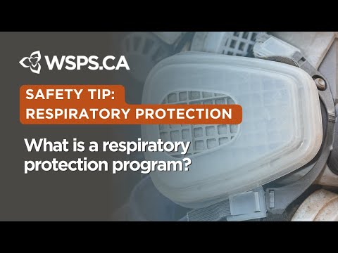 What is a respiratory protection program?