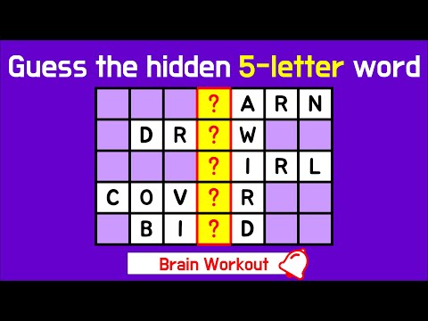 Let's figure out 5 letter word! | Prevent Dementia | Guess the Game Quiz
