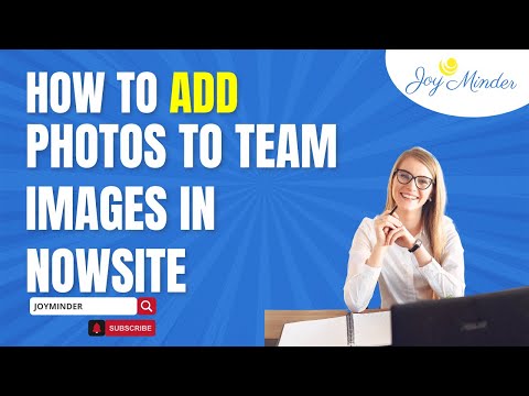 How to Add Photos to TEAM Images in Nowsite