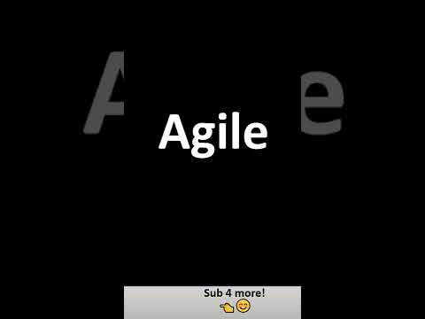 Can you Pronounce Agile CORRECTLY?