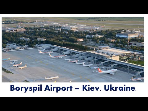 Boryspoil Airport, Kiev, Ukraine .