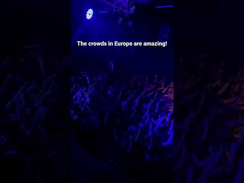 These European crowds are unreal!